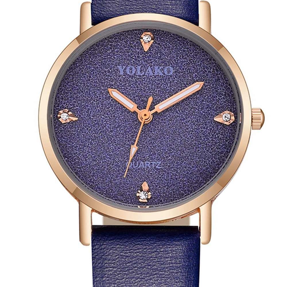 YOLAKO YK58 Women Quartz Watch Dark Blue