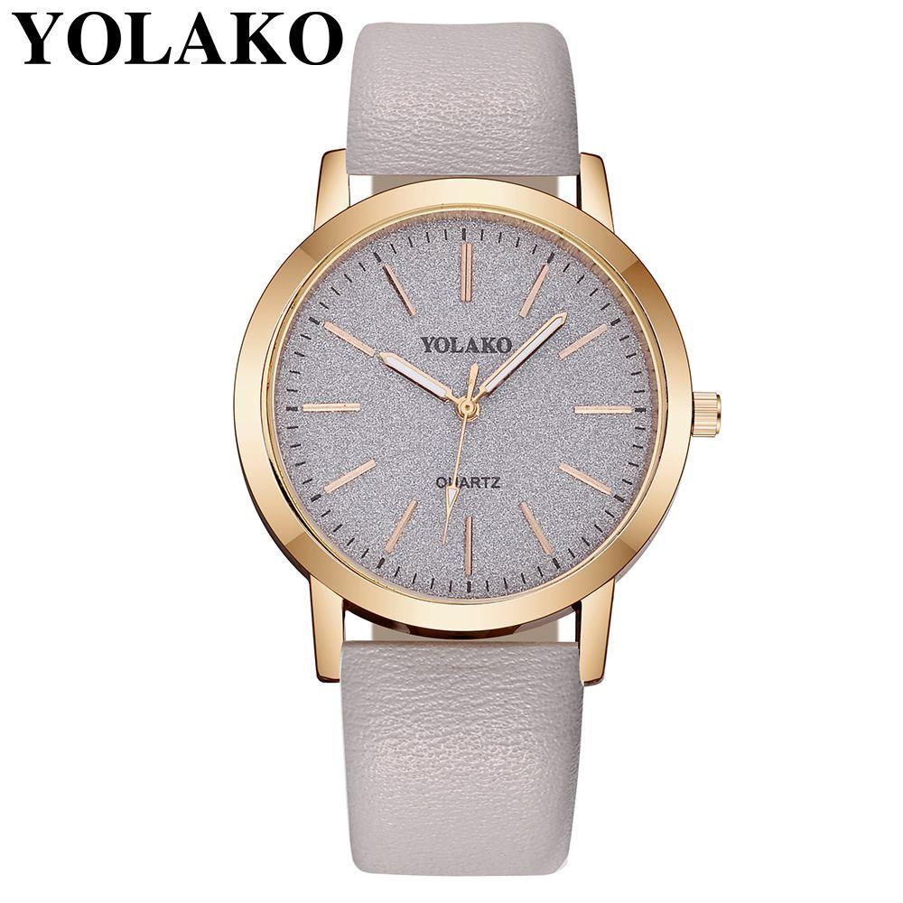 YOLAKO YK68 Women Sparkle Quartz Watch Gray