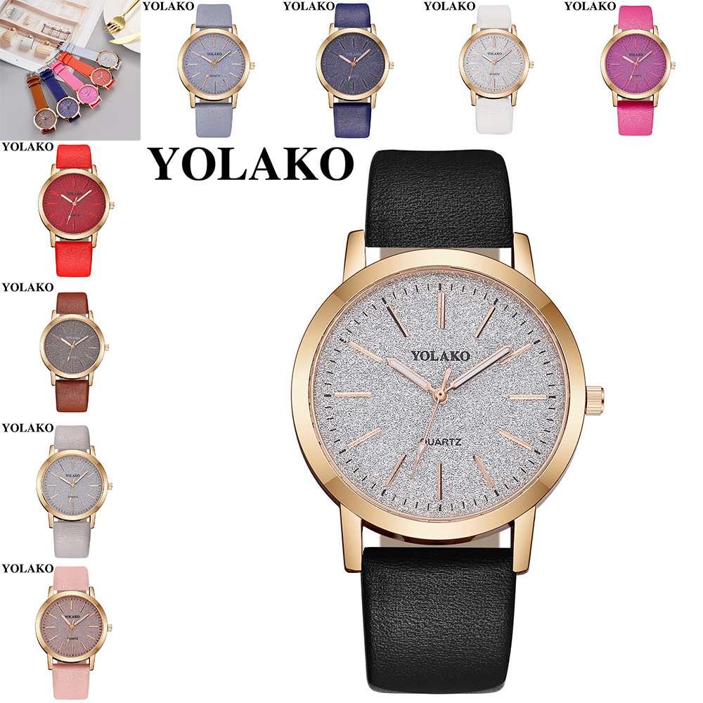 YOLAKO YK68 Women Sparkle Quartz Watch Gray