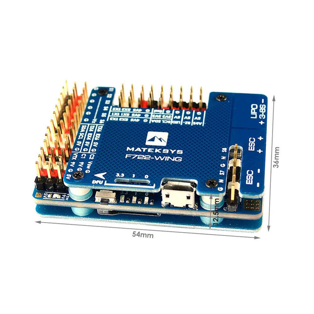 Matek Systems F722-WING STM32F722RET6 Flight Controller