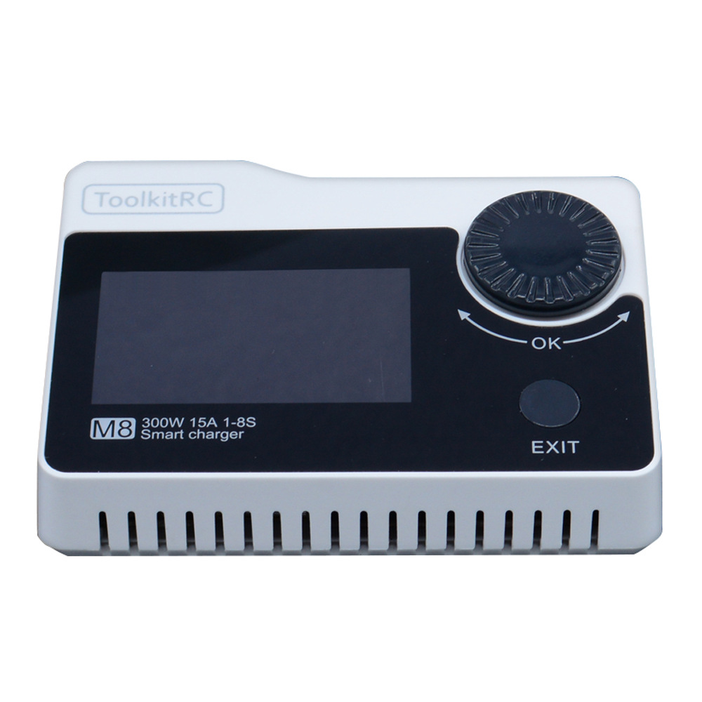 ToolkitRC M8 DC 300W 15A SmaBattery Balance Charger White