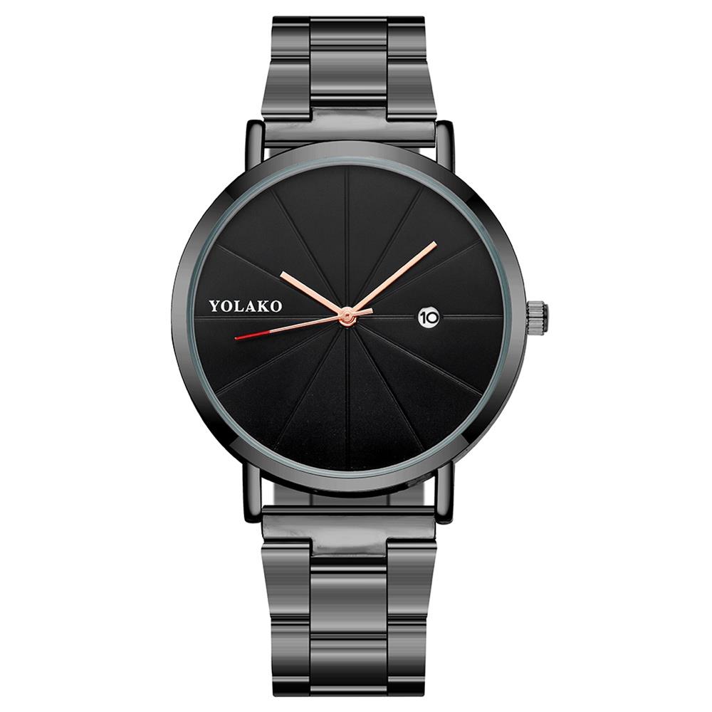 YOLAKO YK122 Casual Quartz Watch Black