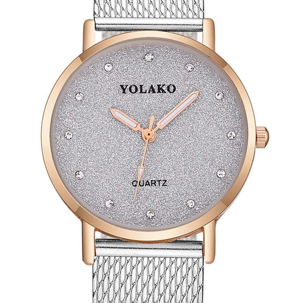YOLAKO YK33 Women Quartz Watch Silver