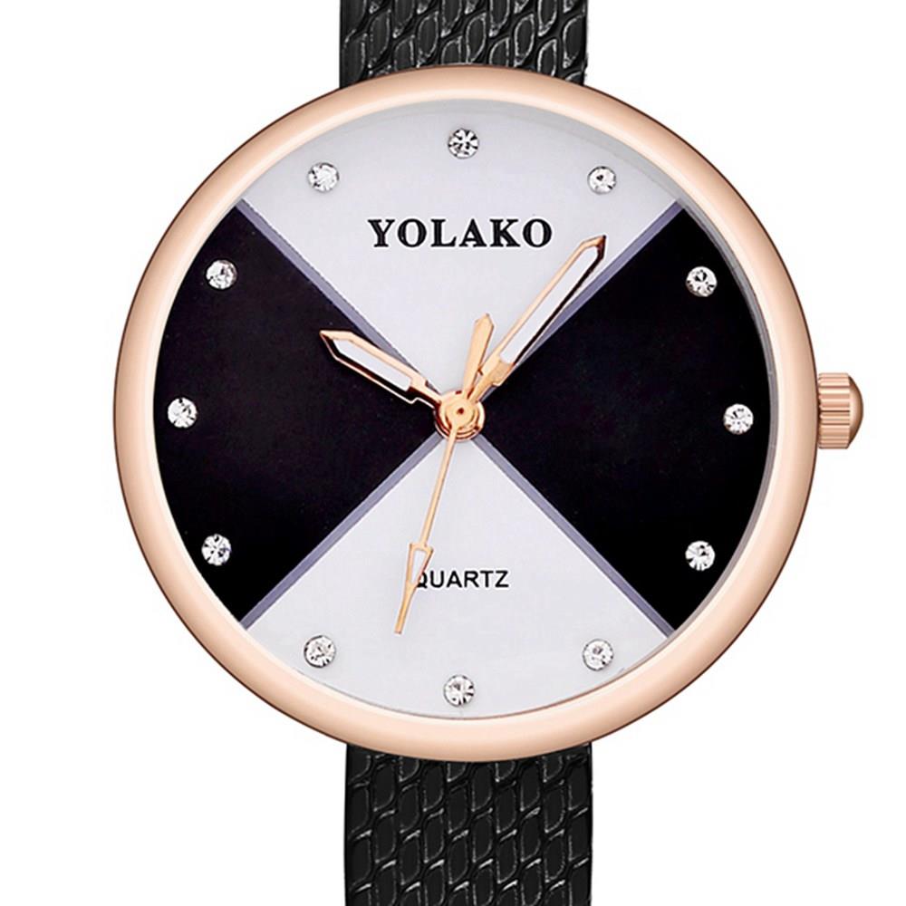YOLAKO YK34 Women Quartz Watch Black
