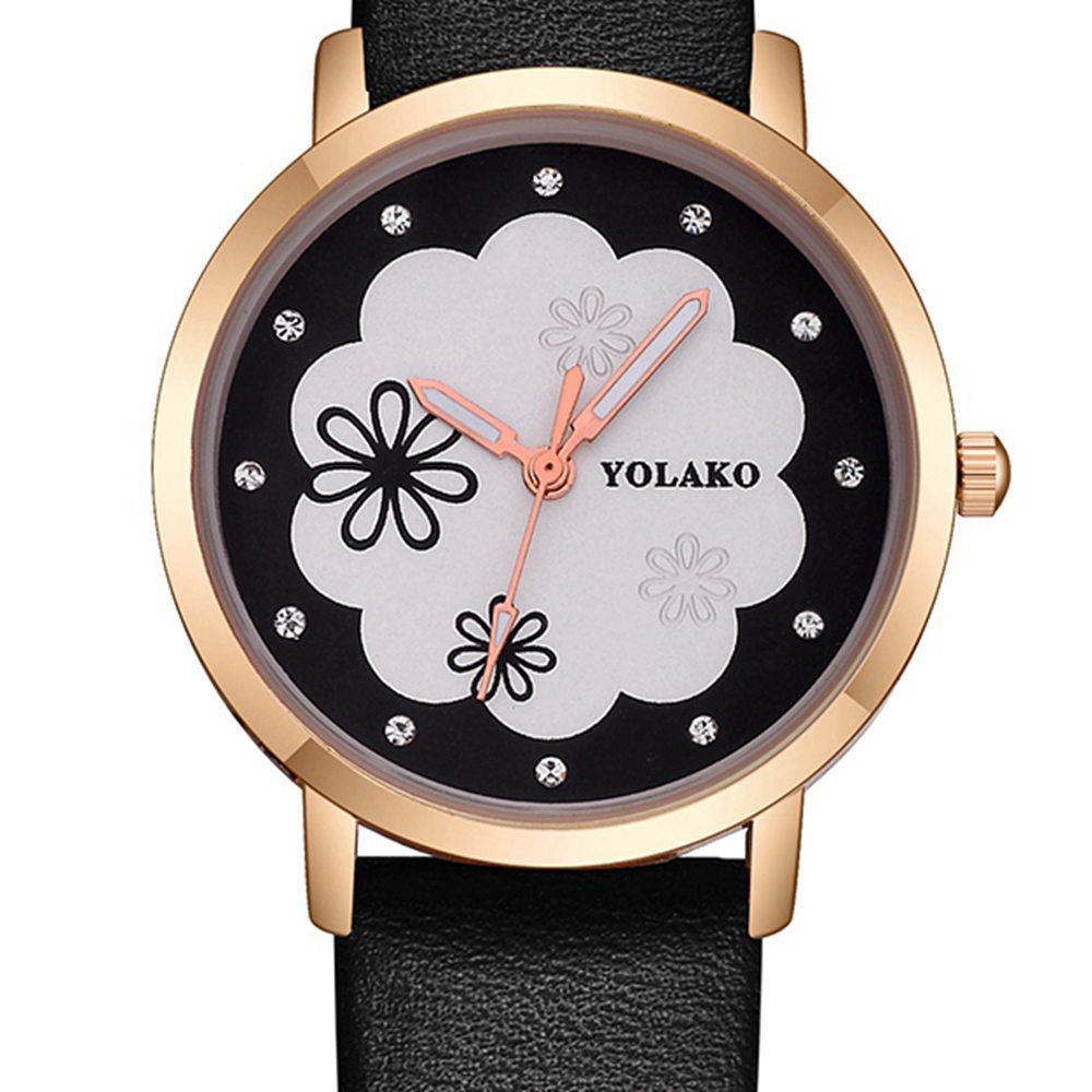 YOLAKO YK37 Women Quartz Watch Black