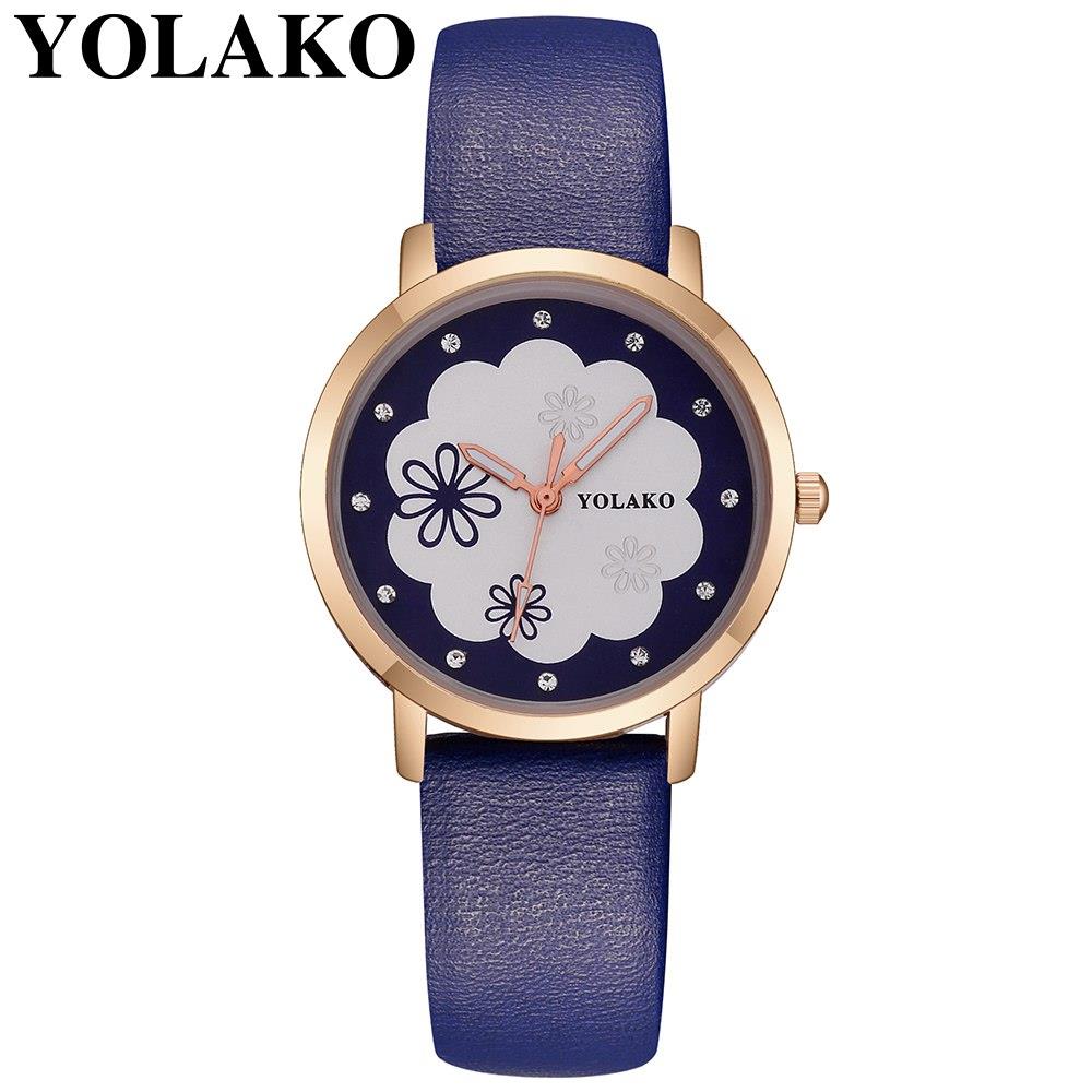 YOLAKO YK37 Women Quartz Watch Dark Blue