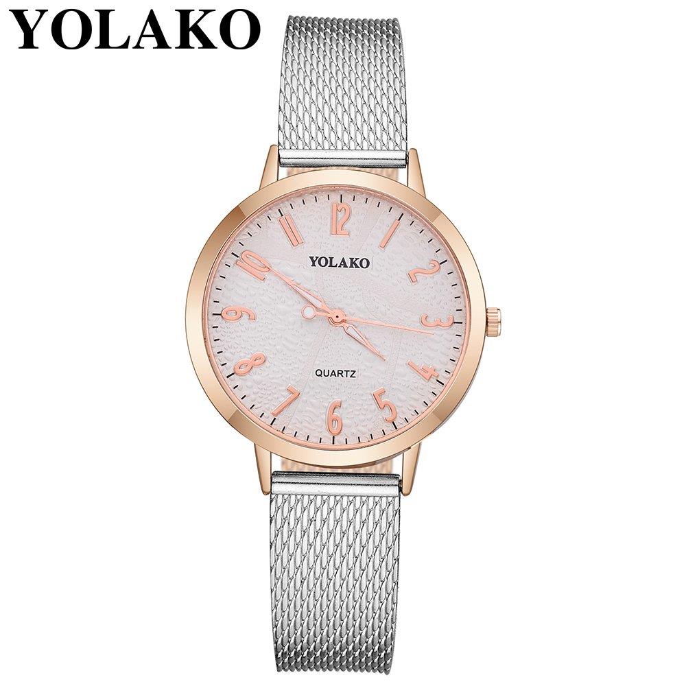 YOLAKO YK40 Women Quartz Watch Silver