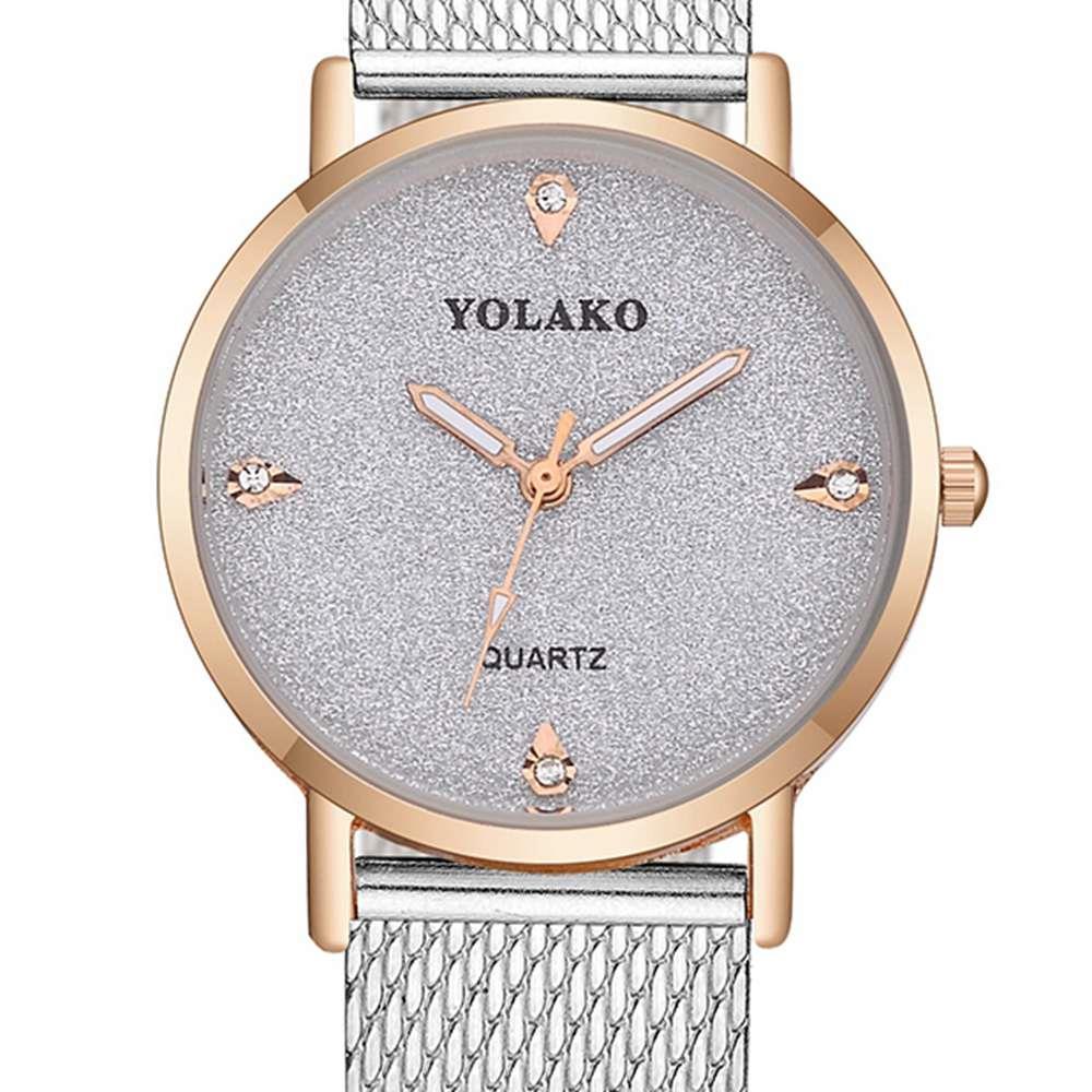 YOLAKO YK59 Women Quartz Watch Silver