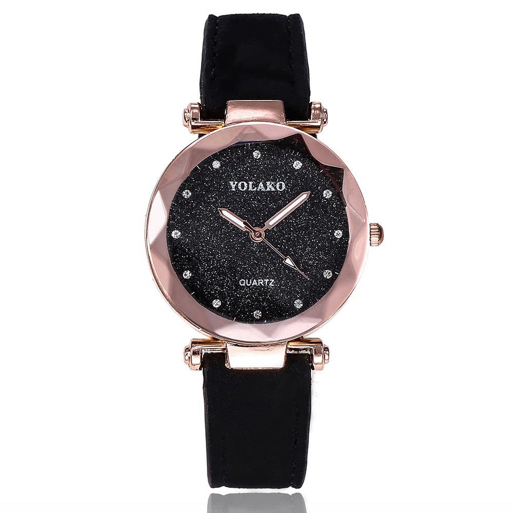 YOLAKO YL02 Women Casual Quartz Watch Black