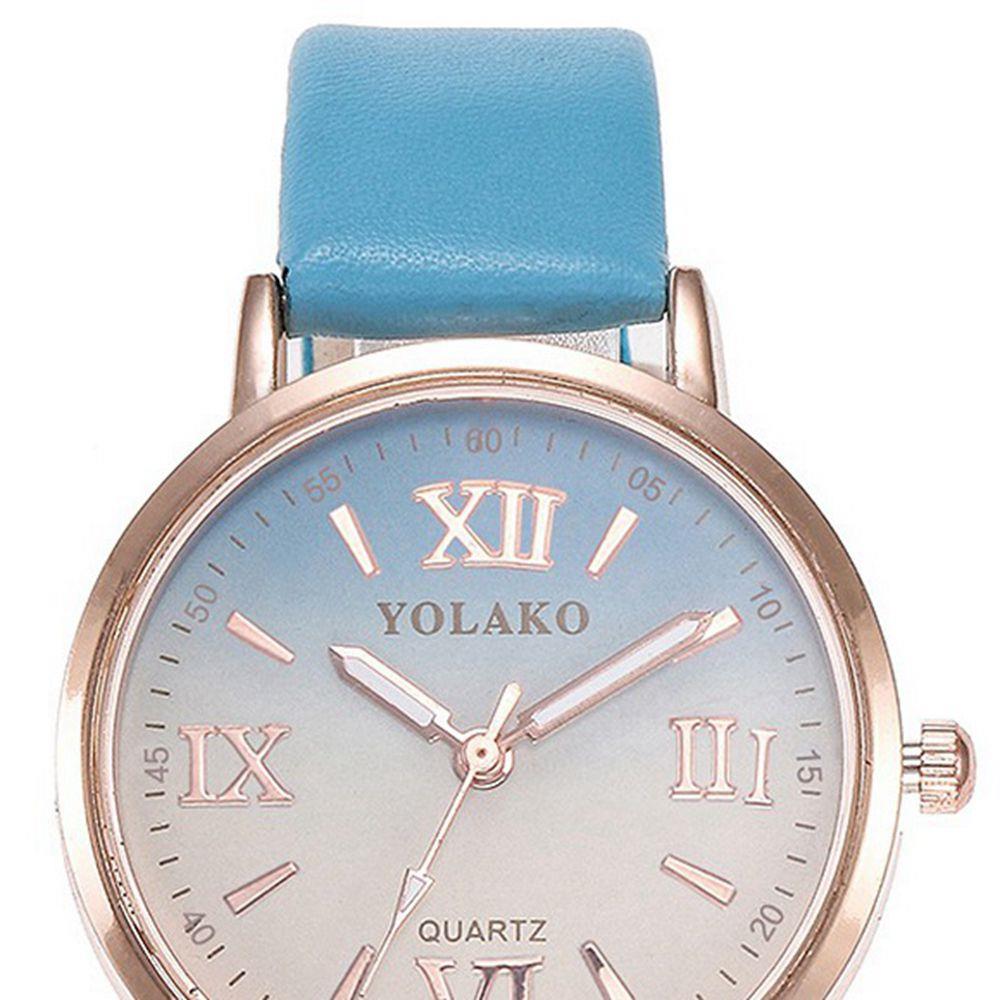 YOLAKO YL01 Women Casual Quartz Watch Blue Beige