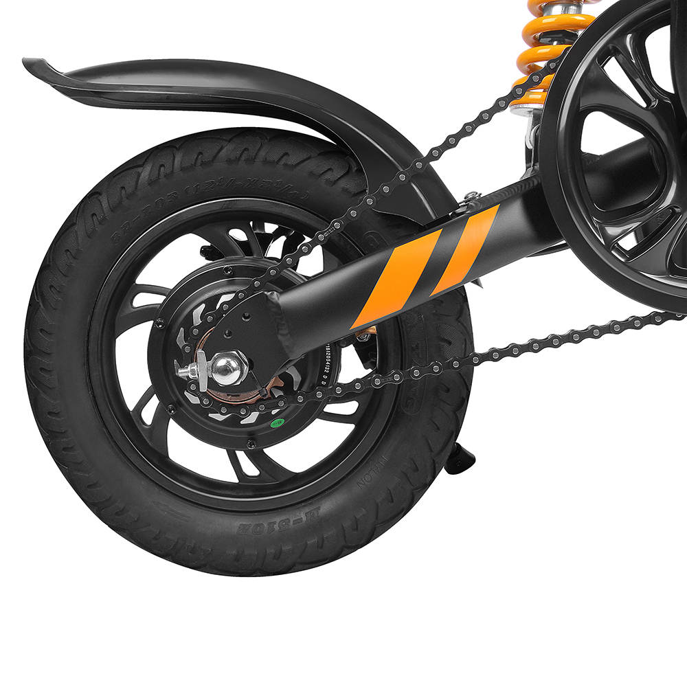 Ziyoujiguang T18 Portable Folding Smart Electric Moped Bicycle Black