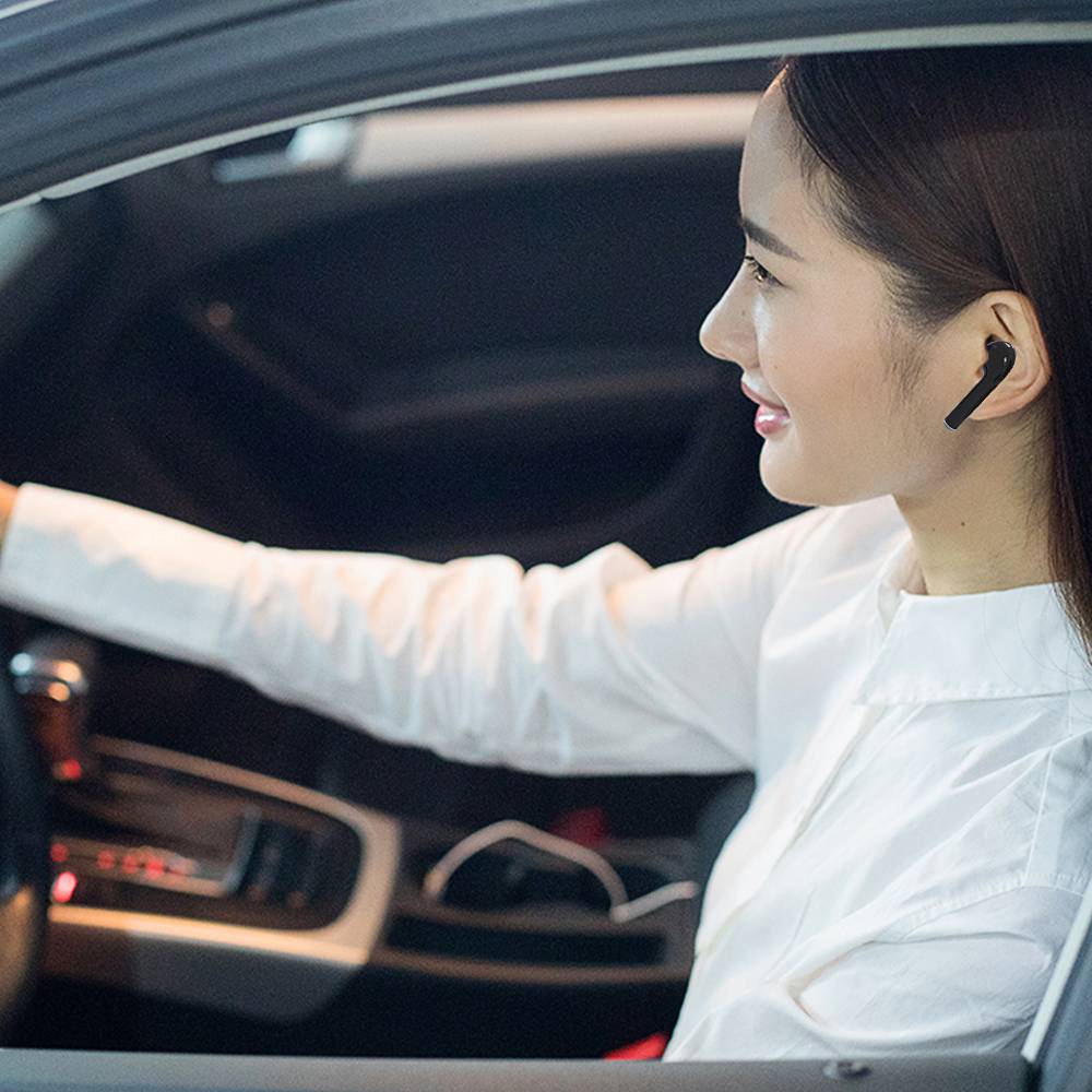 I7S Mini TWS Wireless Bluetooth Earbuds Black