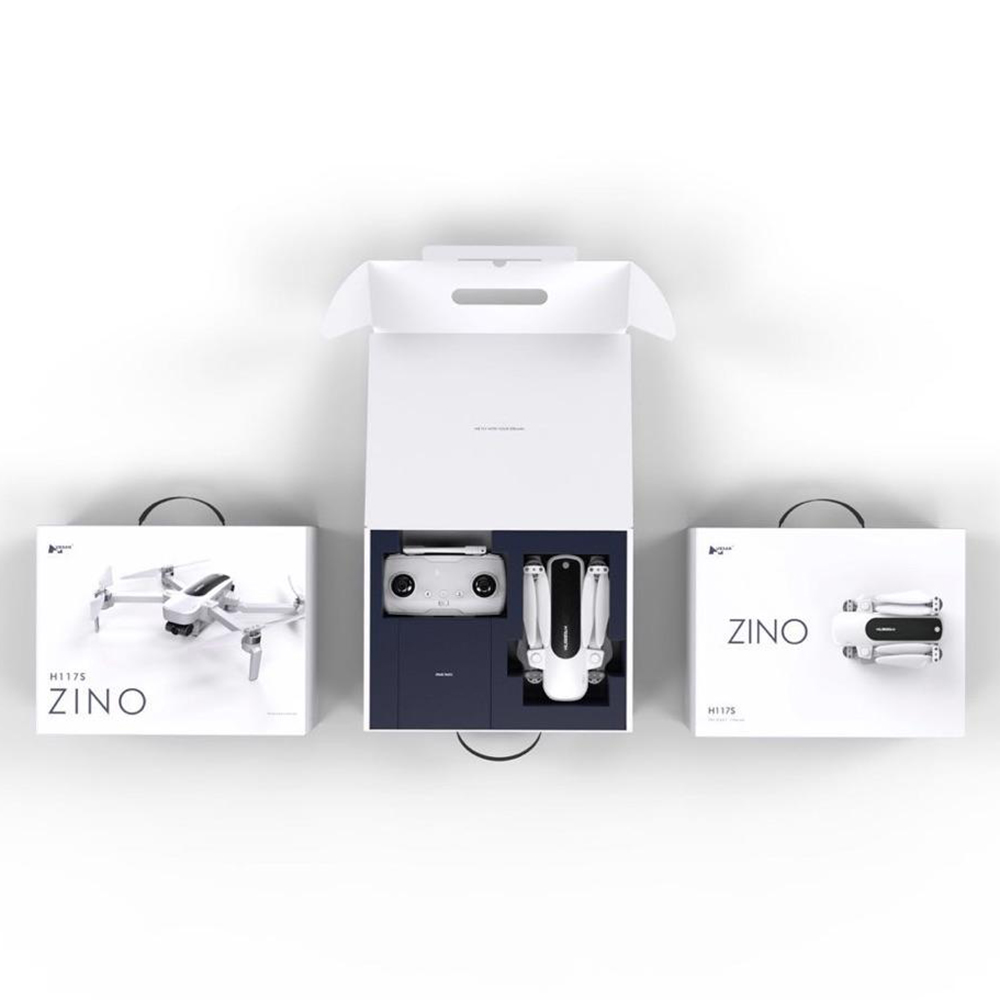 Hubsan H117S Zino WIFI FPV Foldable RC Drone RTF White