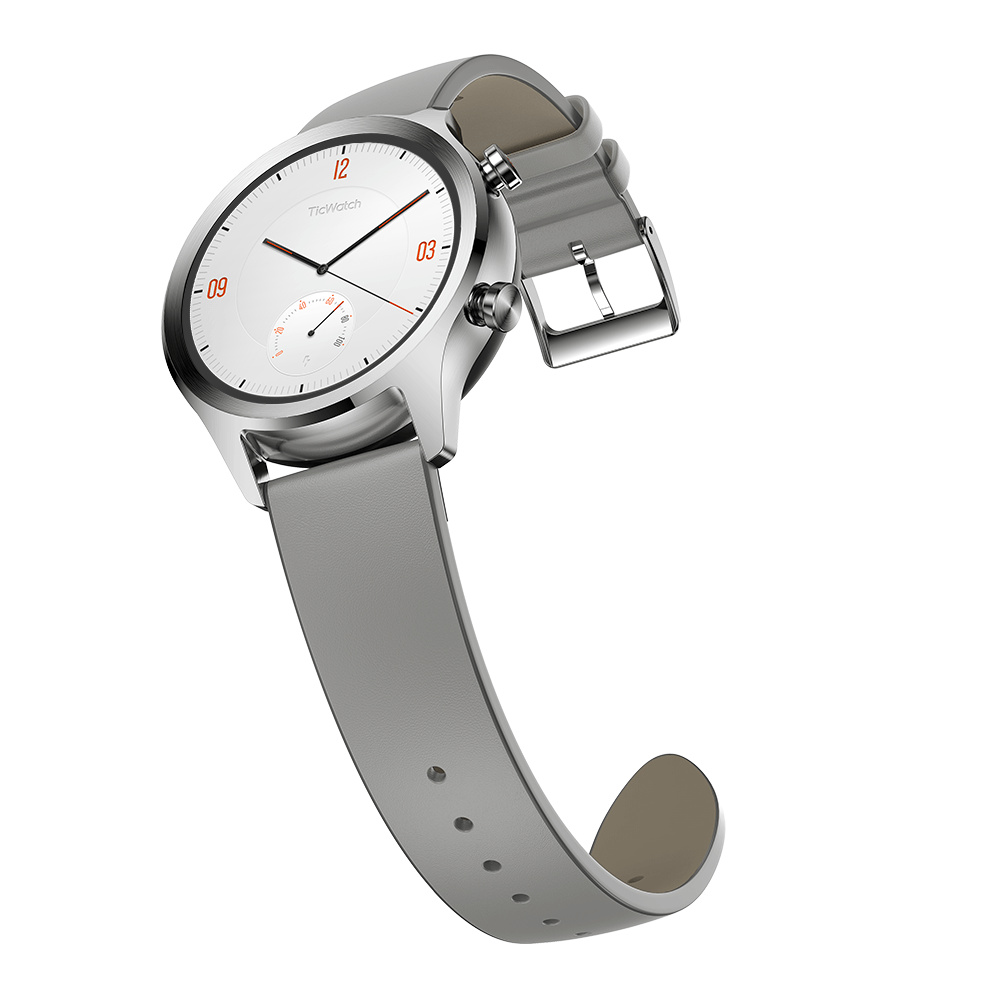 TicWatch C2 Smartwatch Wear OS by Google Platinum