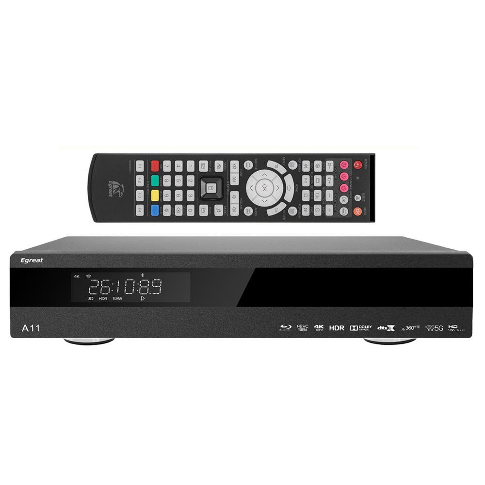 Egreat A11 Hi3798CV200 3D Blu-ray Media Player Dolby Atoms DTS X