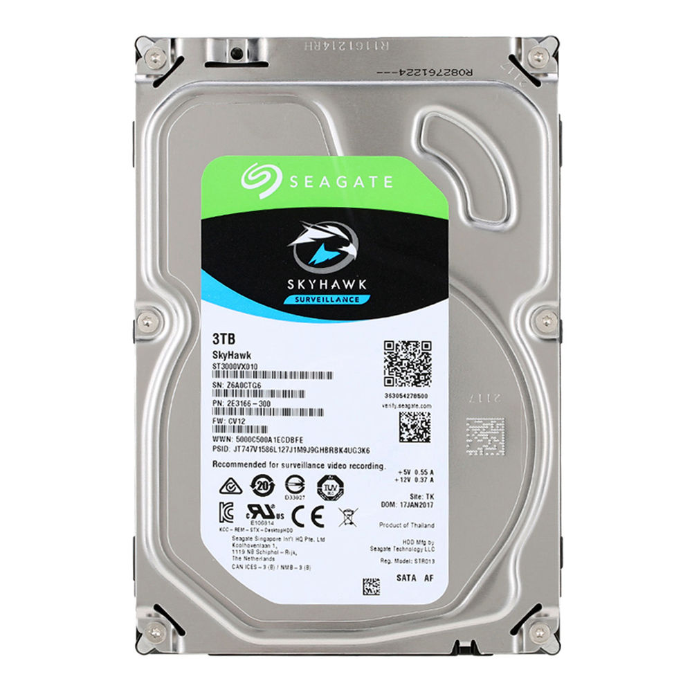 Seagate SkyHawk ST3000VX010 3TB Surveillance Specialised HDD Silver