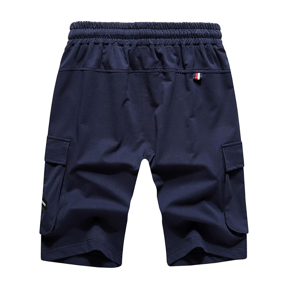 DK17 Men Casual Sports Tethers Fifth Pants Size M Blue