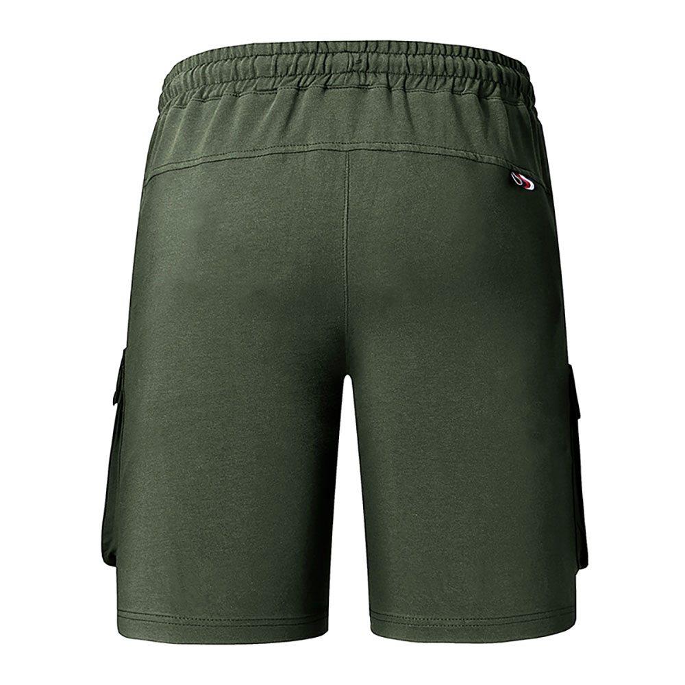 DK17 Men Casual Sports Tethers Fifth Pants Size M Green
