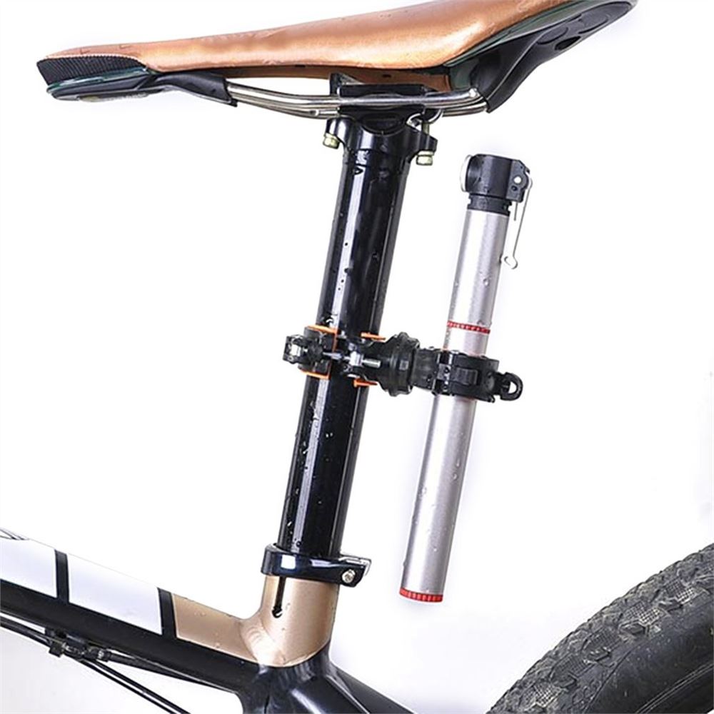 Universal Bike Flashlight Mount Holder Black White