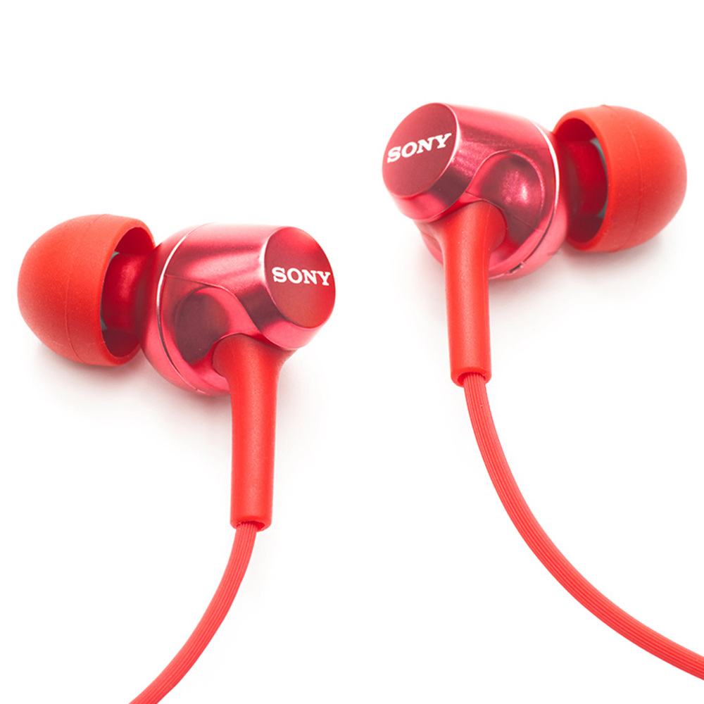 SONY MDR-EX255AP In-ear Wired Earphones Red