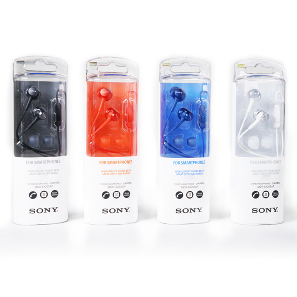 SONY MDR-EX255AP In-ear Wired Earphones Red