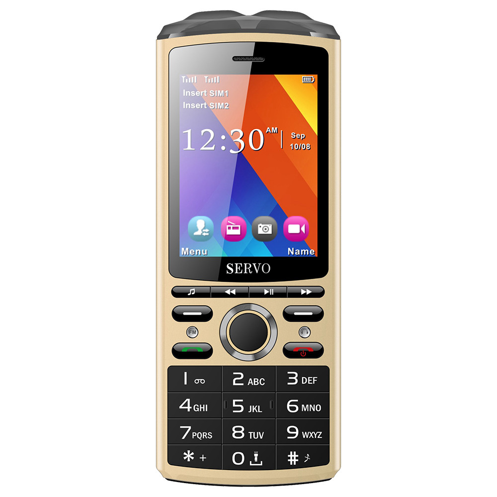 SERVO R25 2.8 Inch Mobile Phone Gold