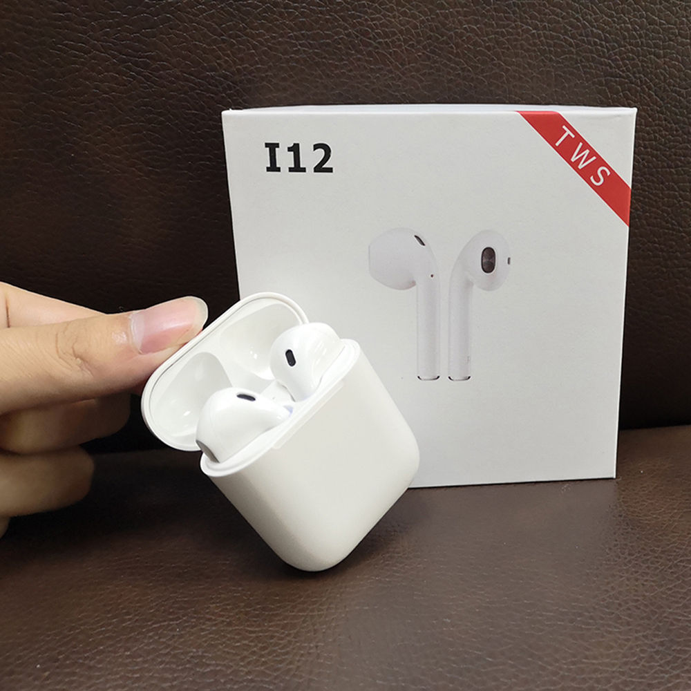 i12 Bluetooth 5.0 TWS Earbuds Upgraded Edition White