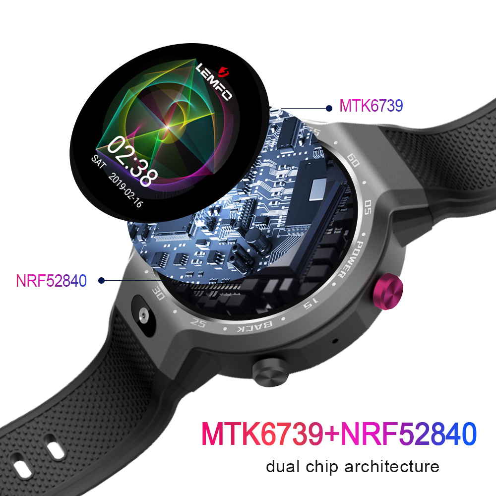 LEMFO LEM9 4G Smartwatch Phone Blue