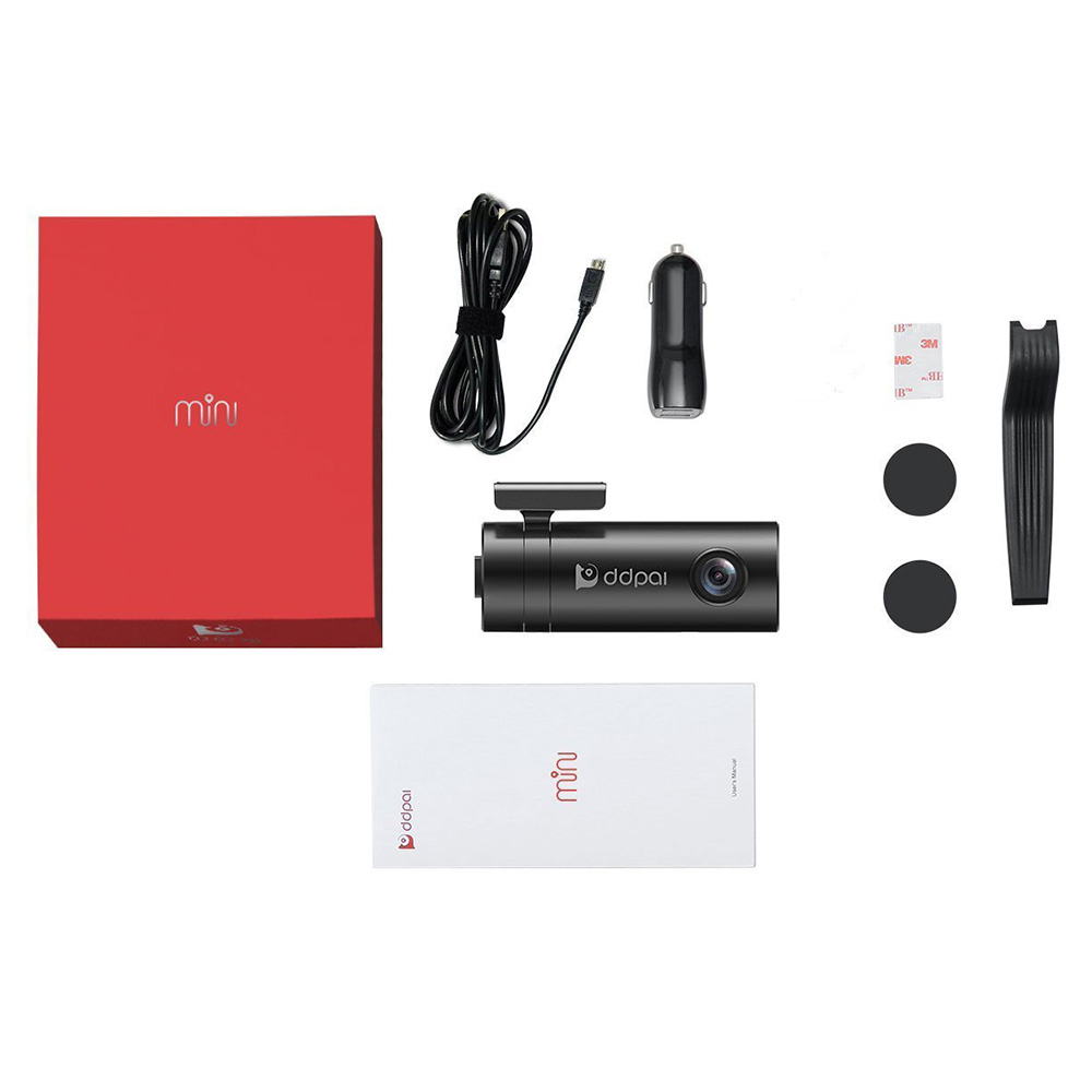 DDPai Mini 1080P Car DVR Camera Dual WiFi Dash Camera Black