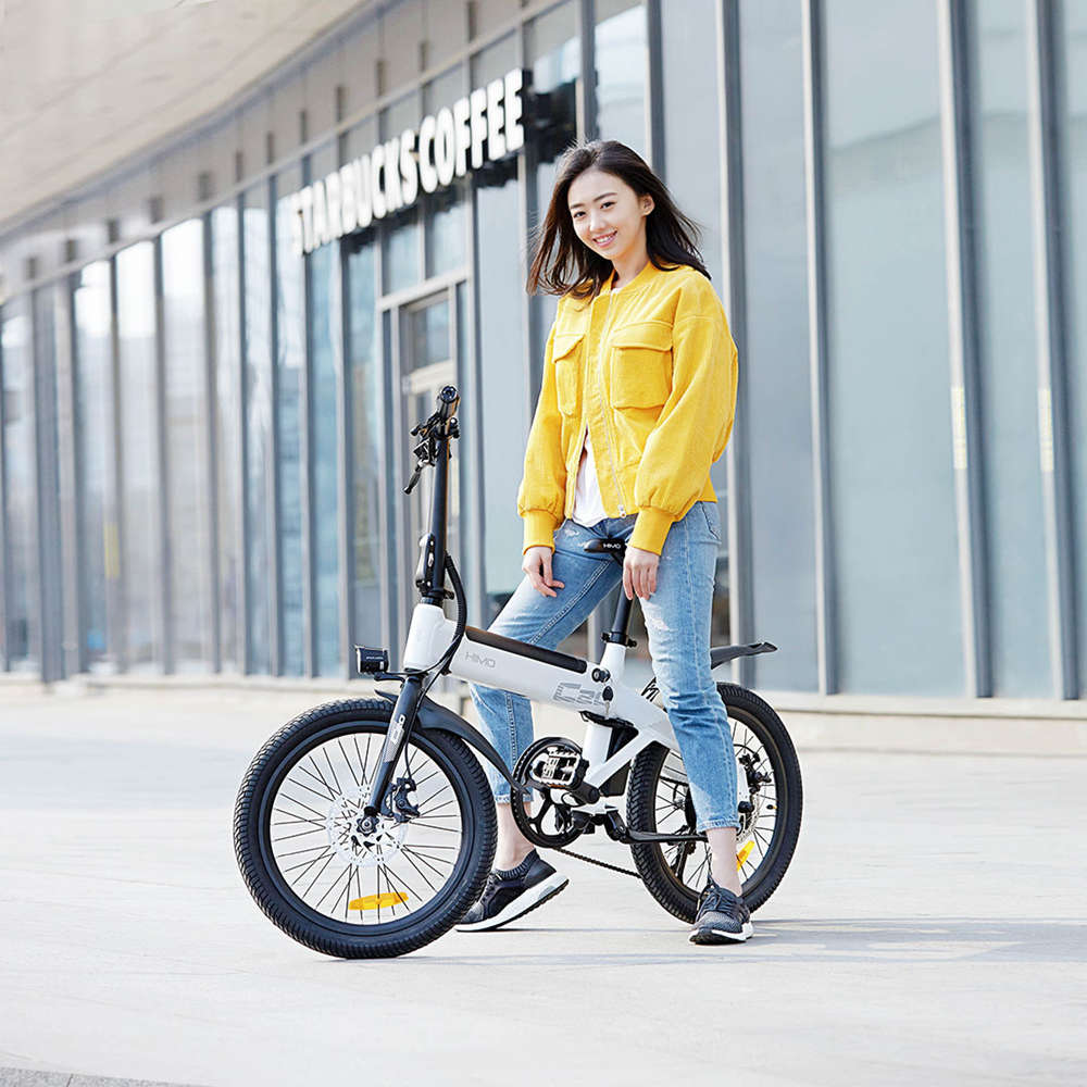 Xiaomi HIMO C20 Foldable Electric Moped Bicycle Gray