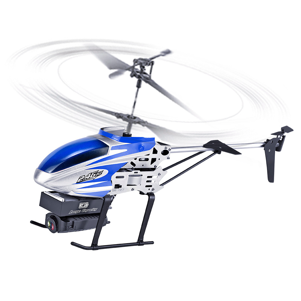 KY808W 5MP WiFi RC Helicopter RTF Blue