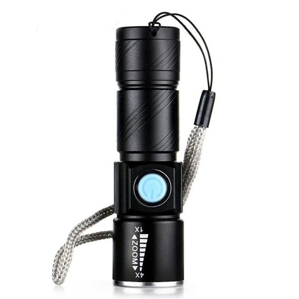LED Aluminum Flashlight Black