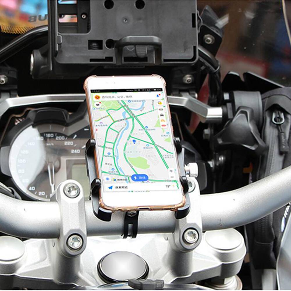 GUB PLUS 6 Metal Cell Phone Holder Black