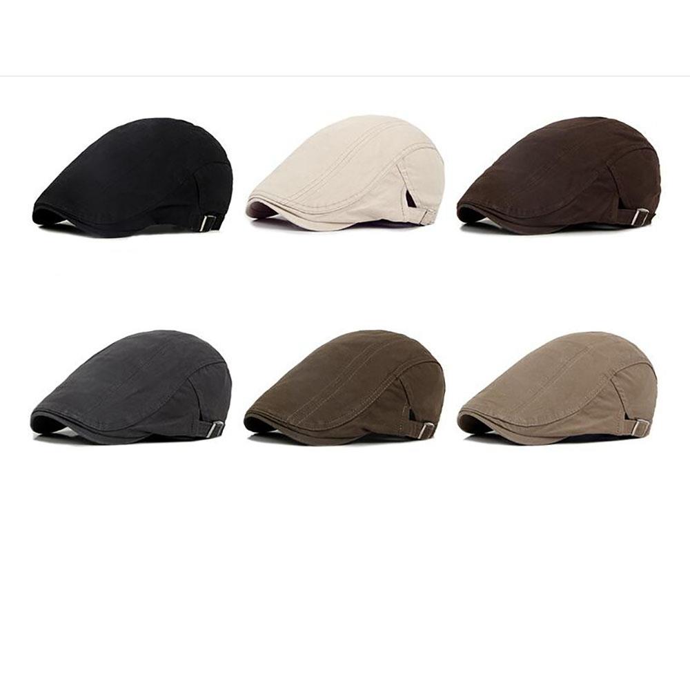 CQ0469 Adjustable Beret Caps Outdoor Brown