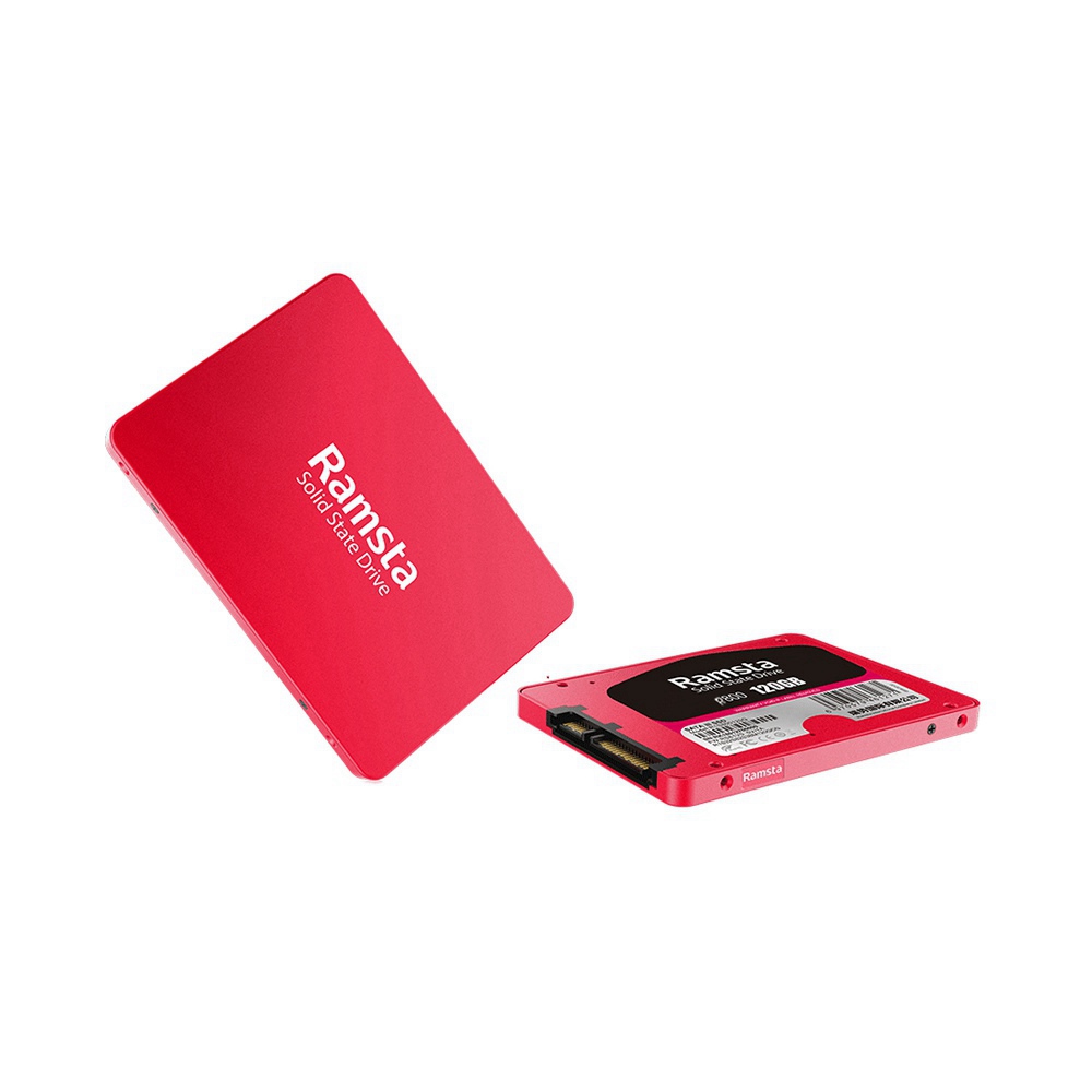 Ramsta R800 120GB SATA3 High Speed SSD Red