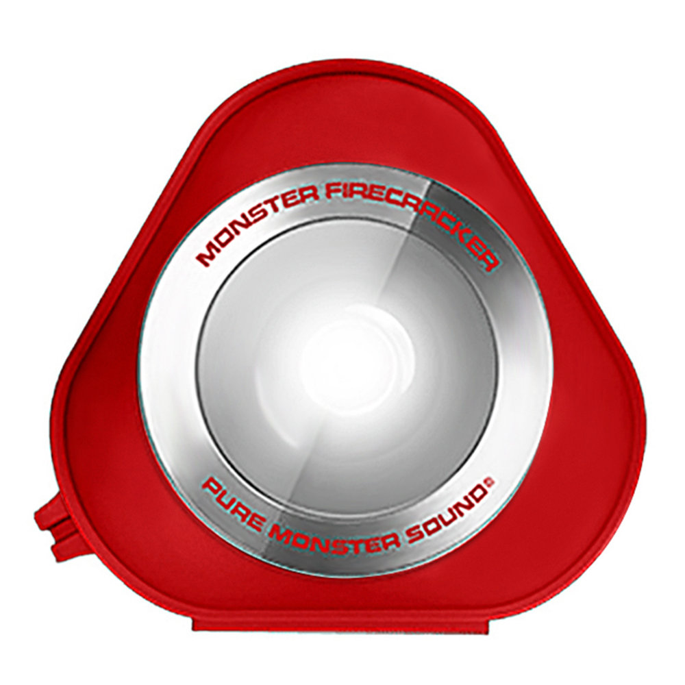 Monster FireCracker Portable Bluetooth Speaker Red