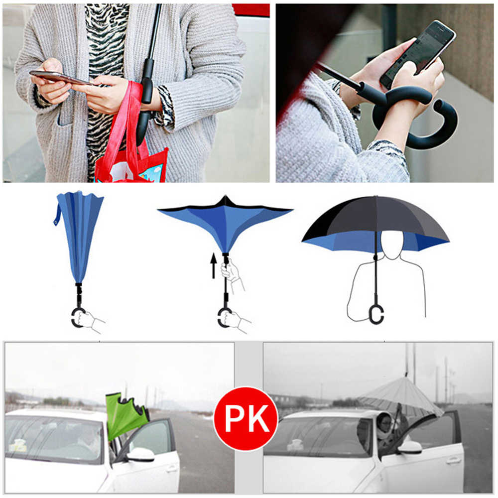 Foldable Reverse Umbrella Multi colors