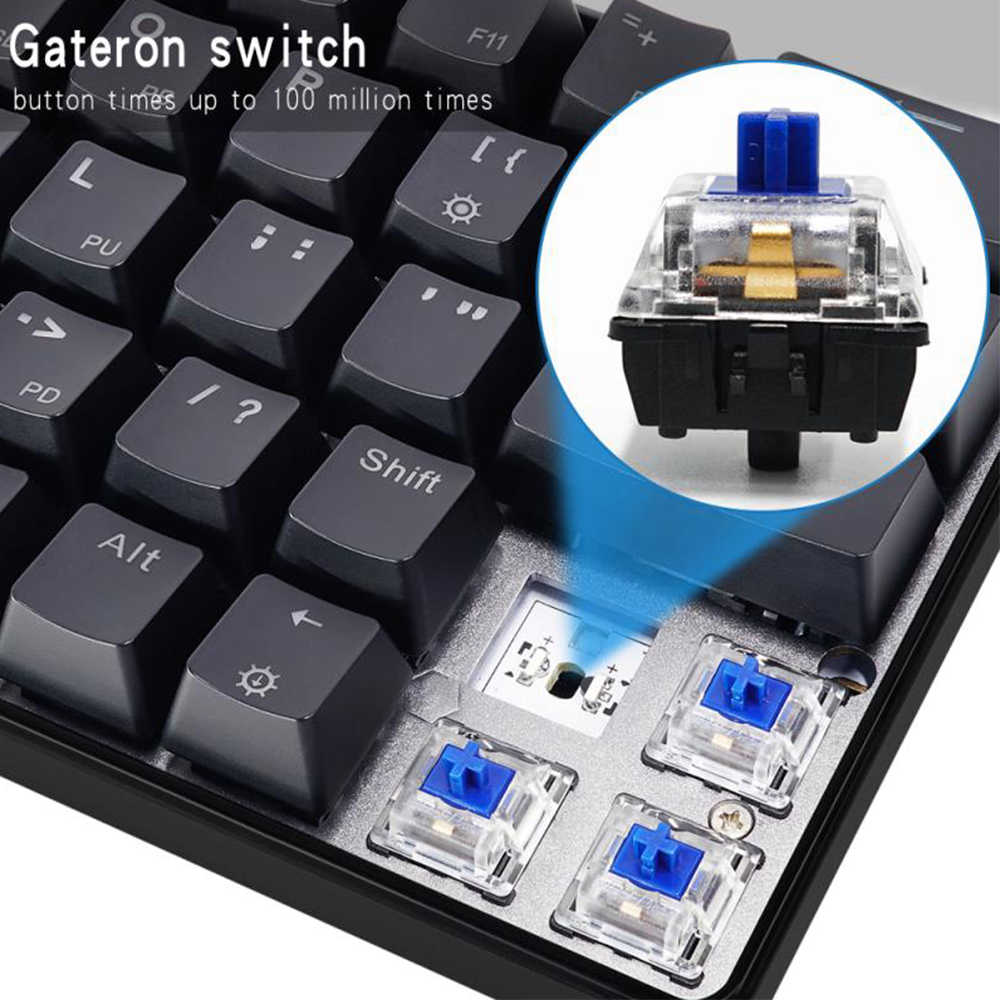 Skyloog GK66 Type-C Wired 66Key Mechanical keyboard Black