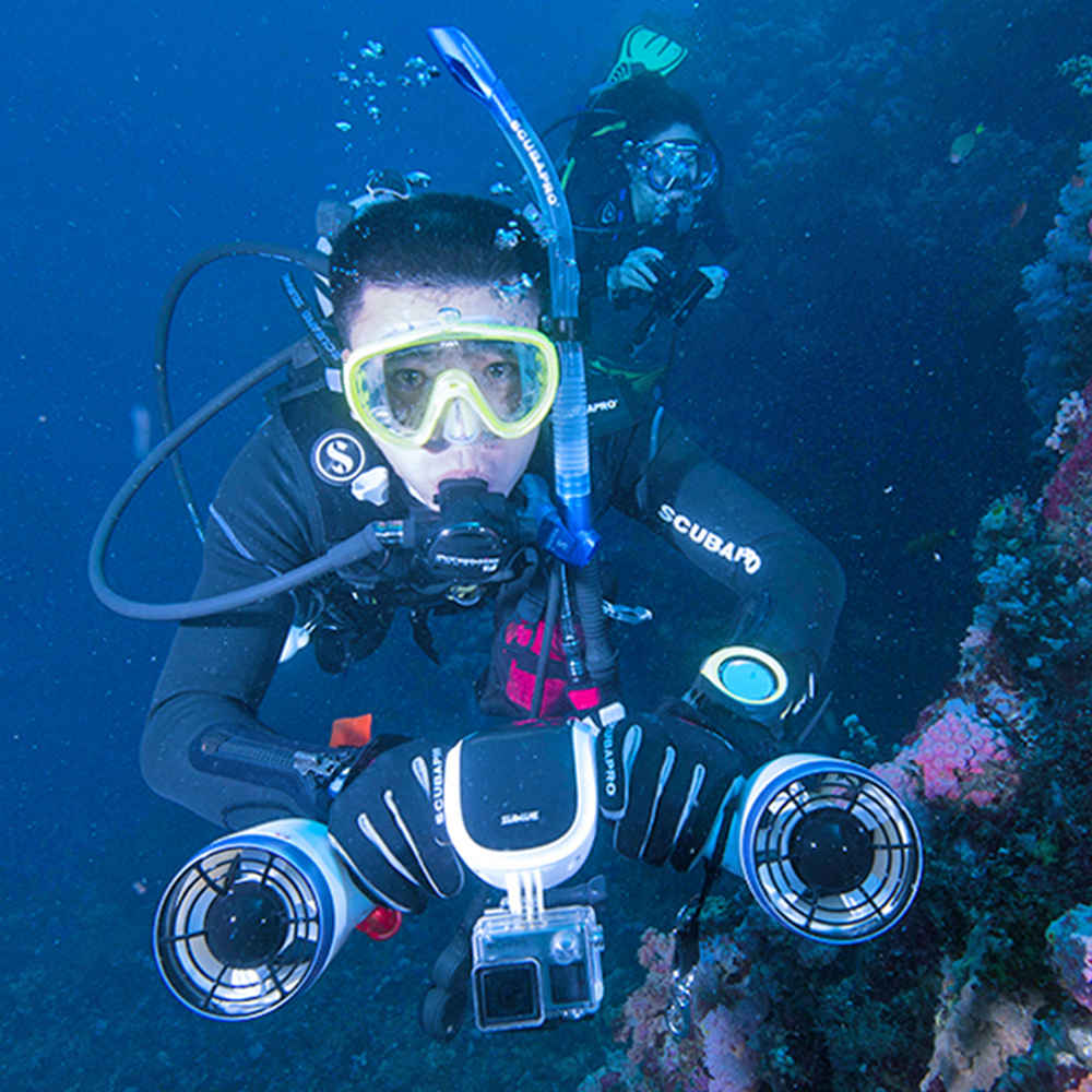 SUBLUE White Shark Mix 520W Electric Motor Diving Underwater Scooter