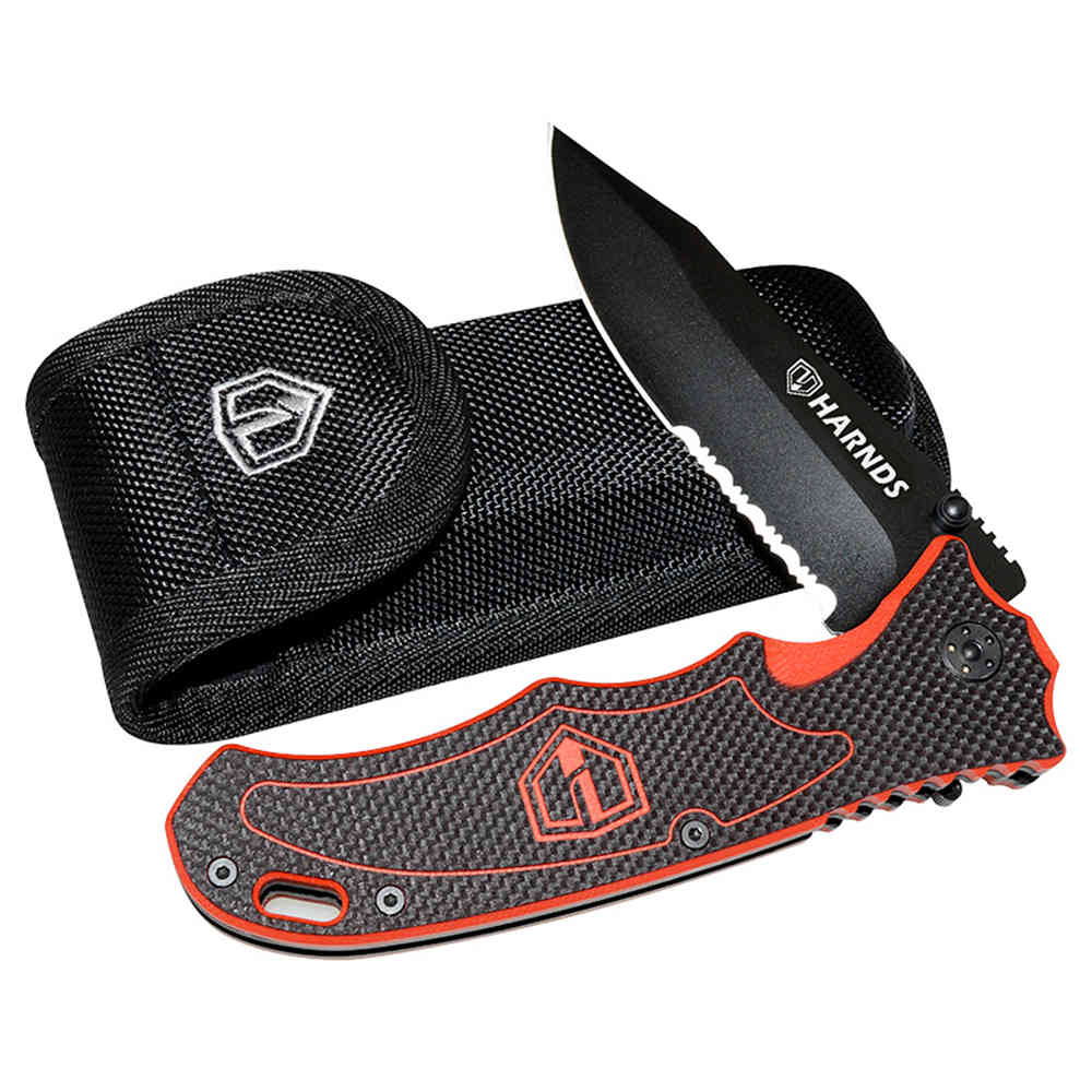 HARNDS CK7006 Folding Knife Black