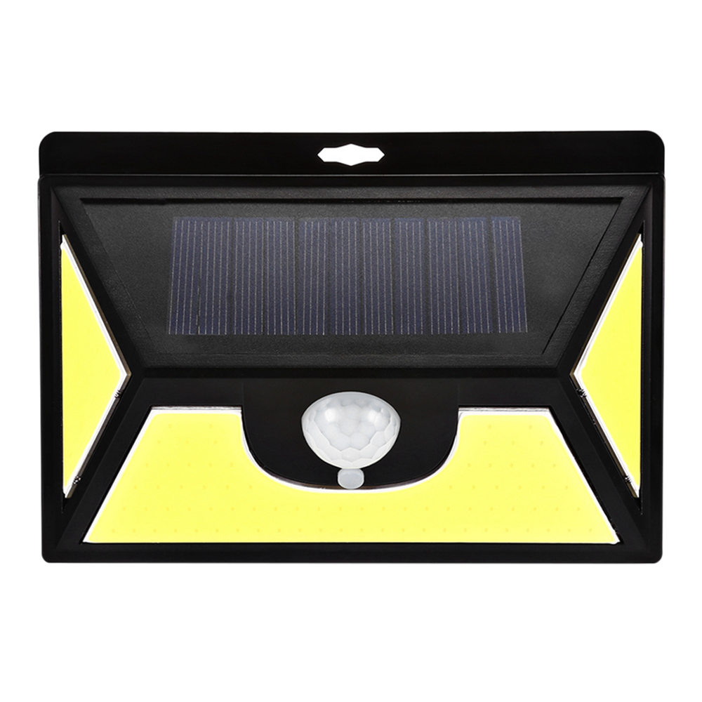COB 102 LED Solar Lamp Motion Sensor Light Black