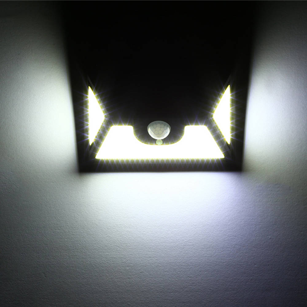 COB 102 LED Solar Lamp Motion Sensor Light Black