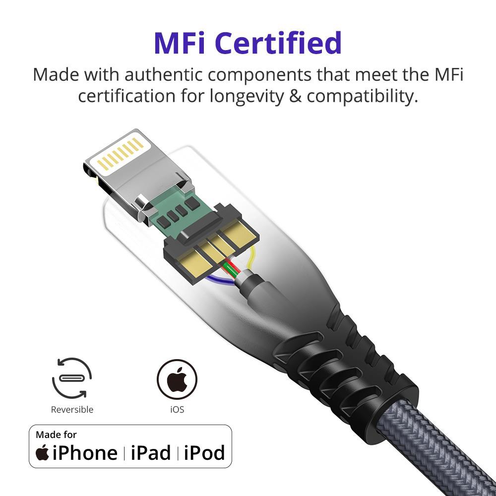 Tronsmart LCC05 USB-C to Lightning Cable Black