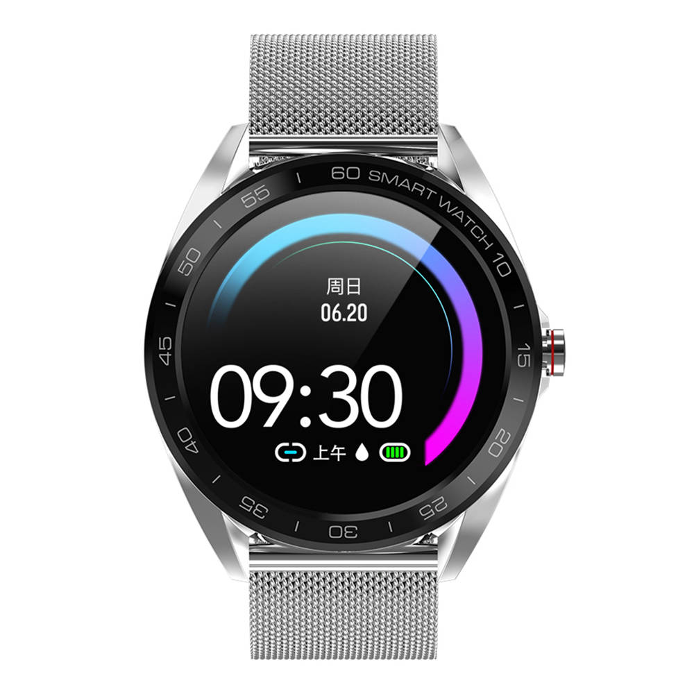 K7 Smart Watch Steel Strap Sliver