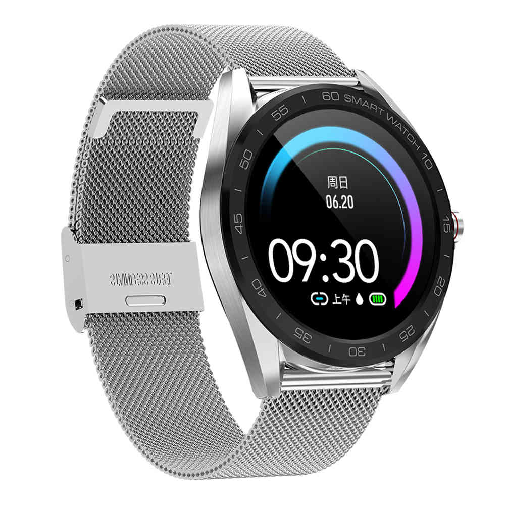 K7 Smart Watch Steel Strap Sliver