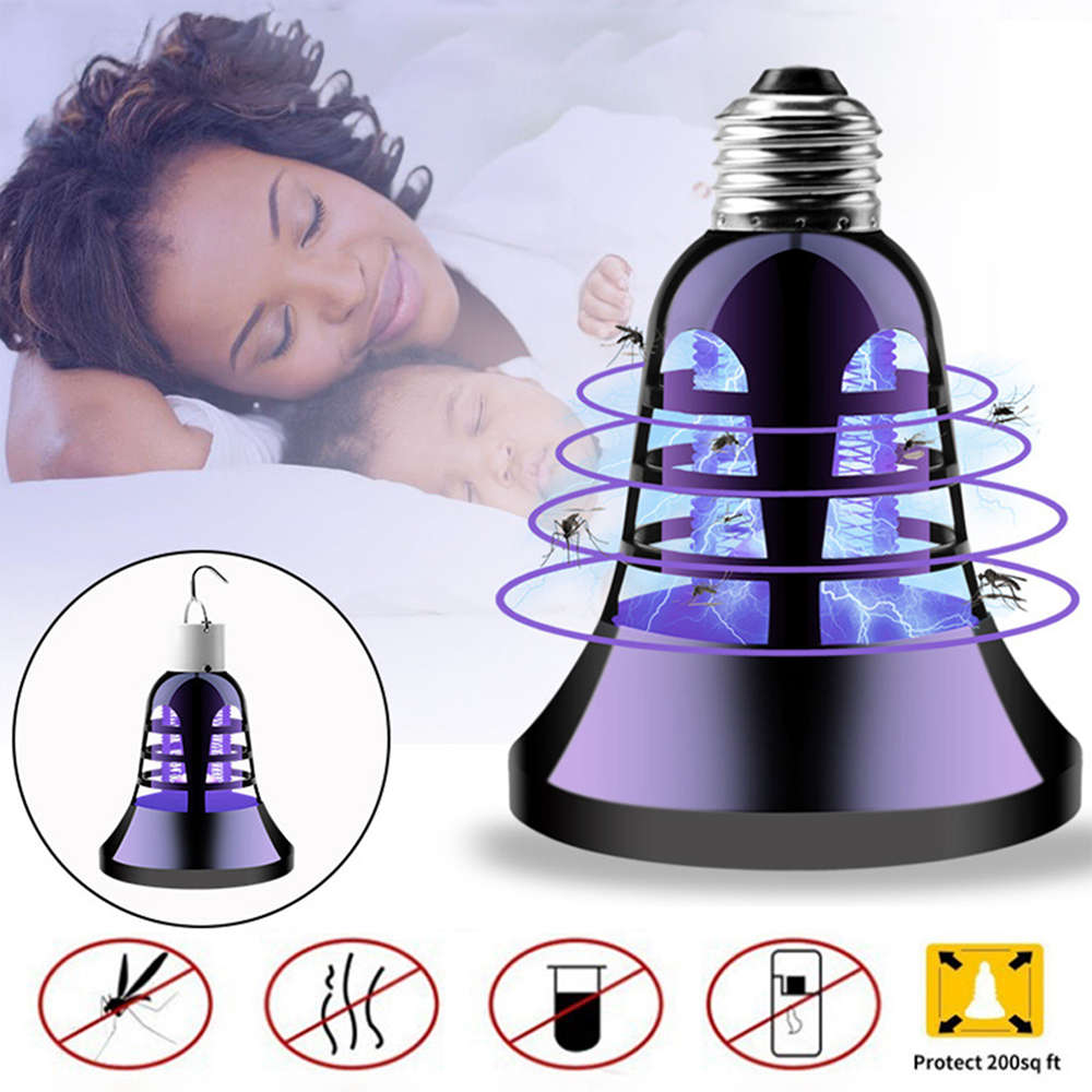 E26 LED Mosquito Trap Lamp Black