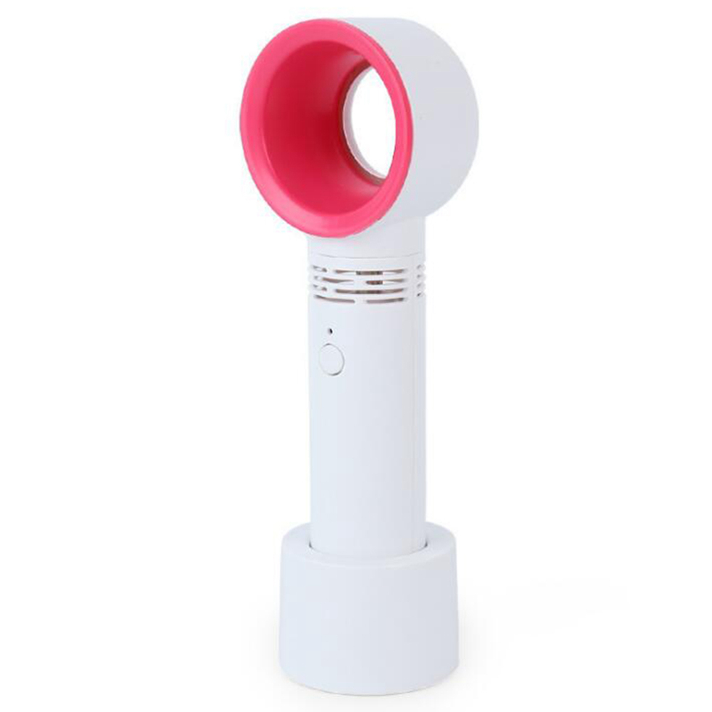 Creative Mini Handheld Leafless Fan White