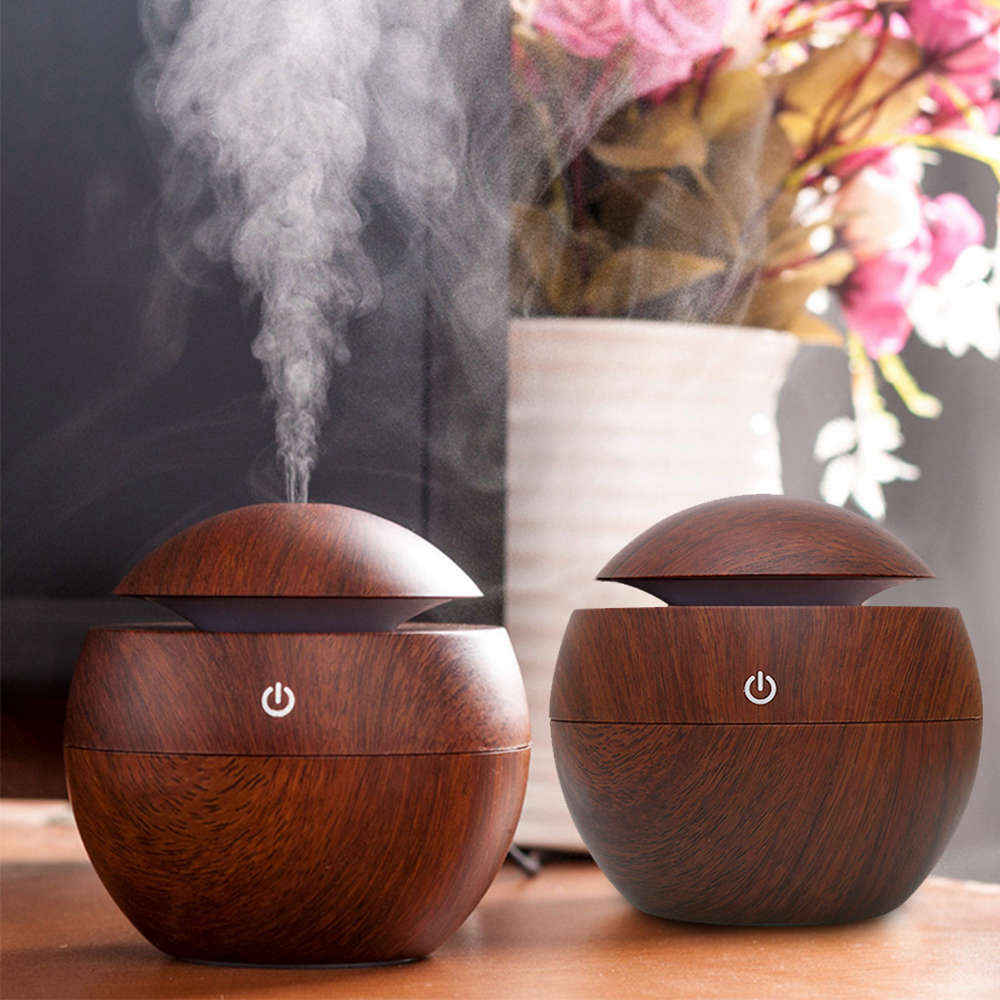USB Aroma Essential Oil Diffuser Brown