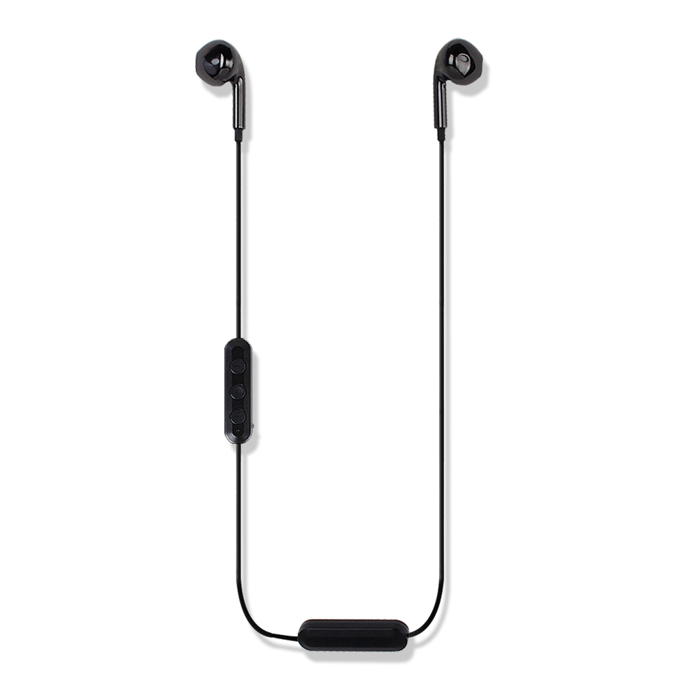 Semi-in-ear Wired Earphone Black