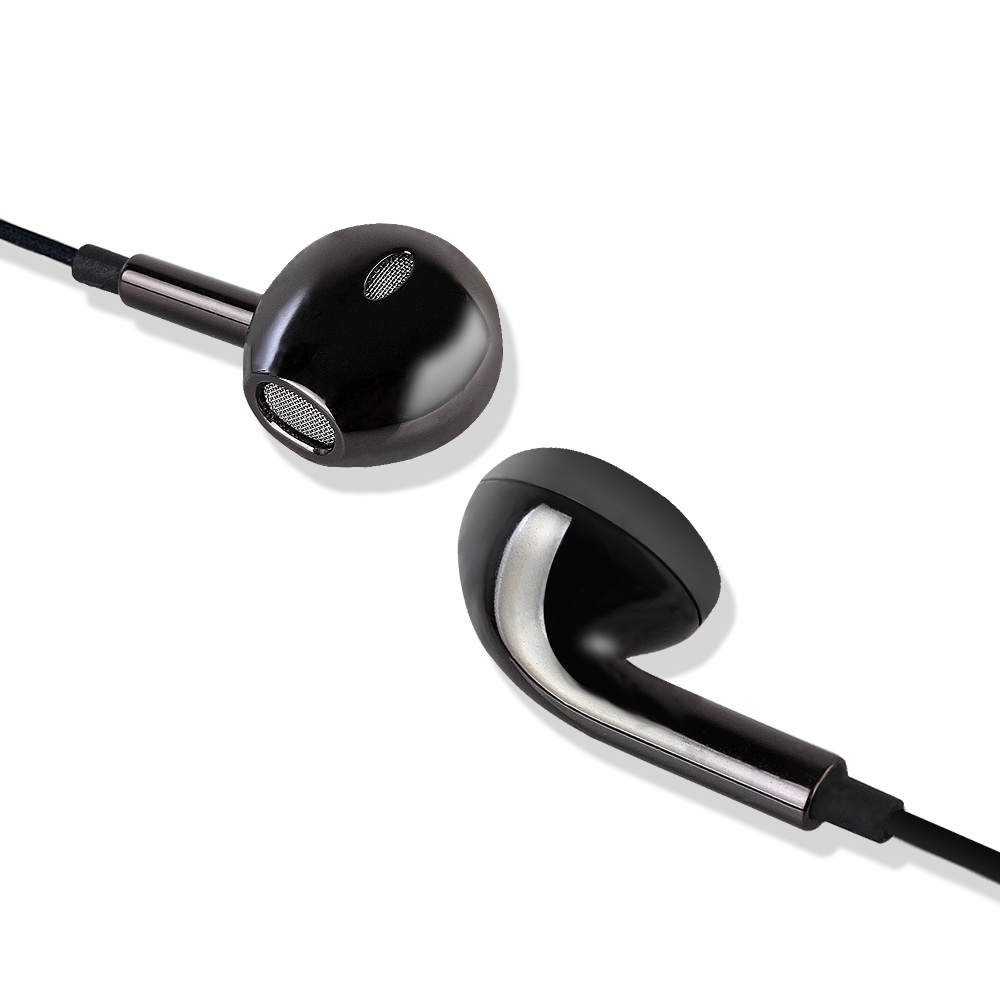 Semi-in-ear Wired Earphone Black